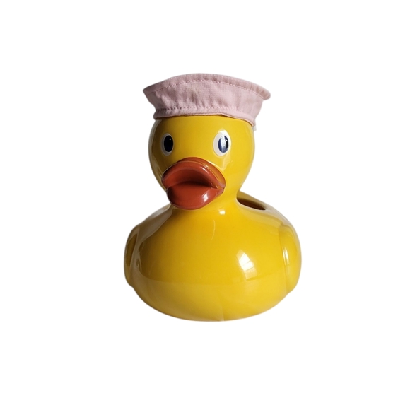 Teleflora | Accents | Teleflora Large Yellow Duck Ceramic Planter ...
